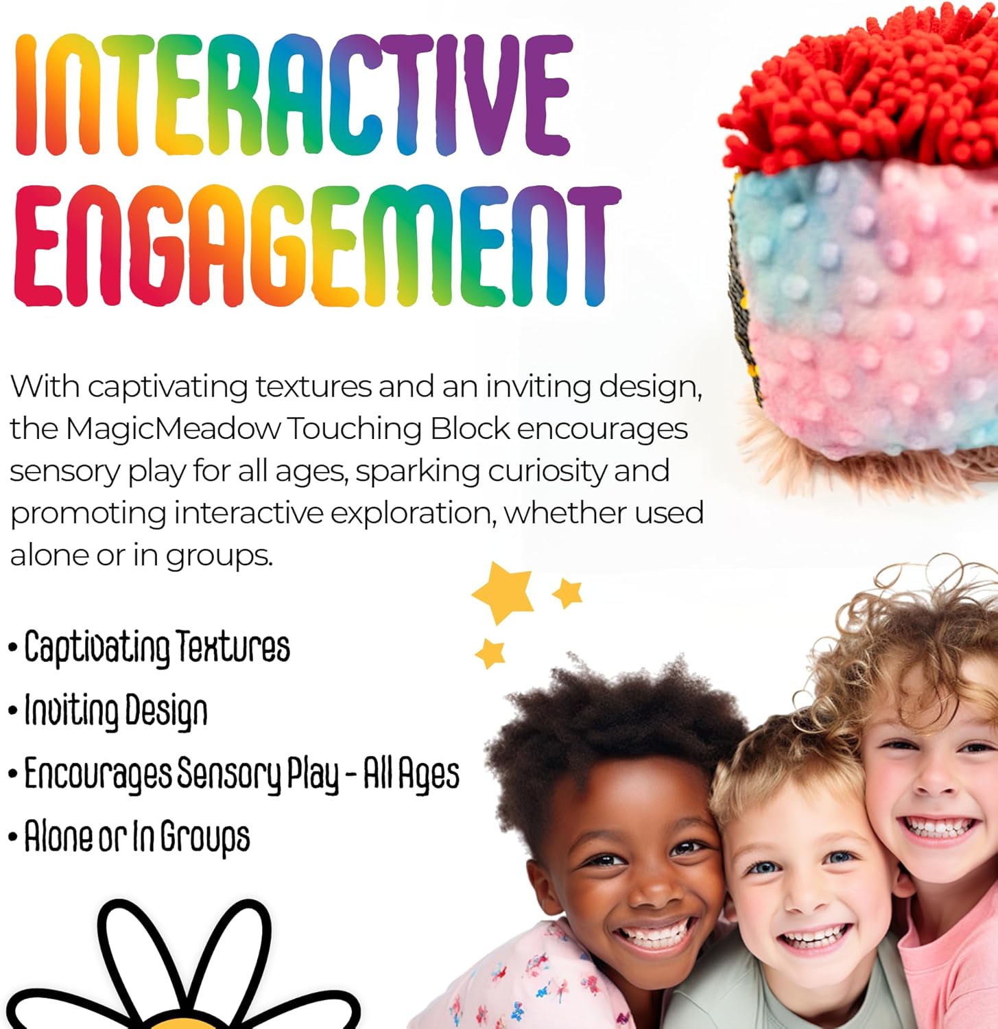 Sensory Touching Block┃Versatile Sensory Toy For ADHD