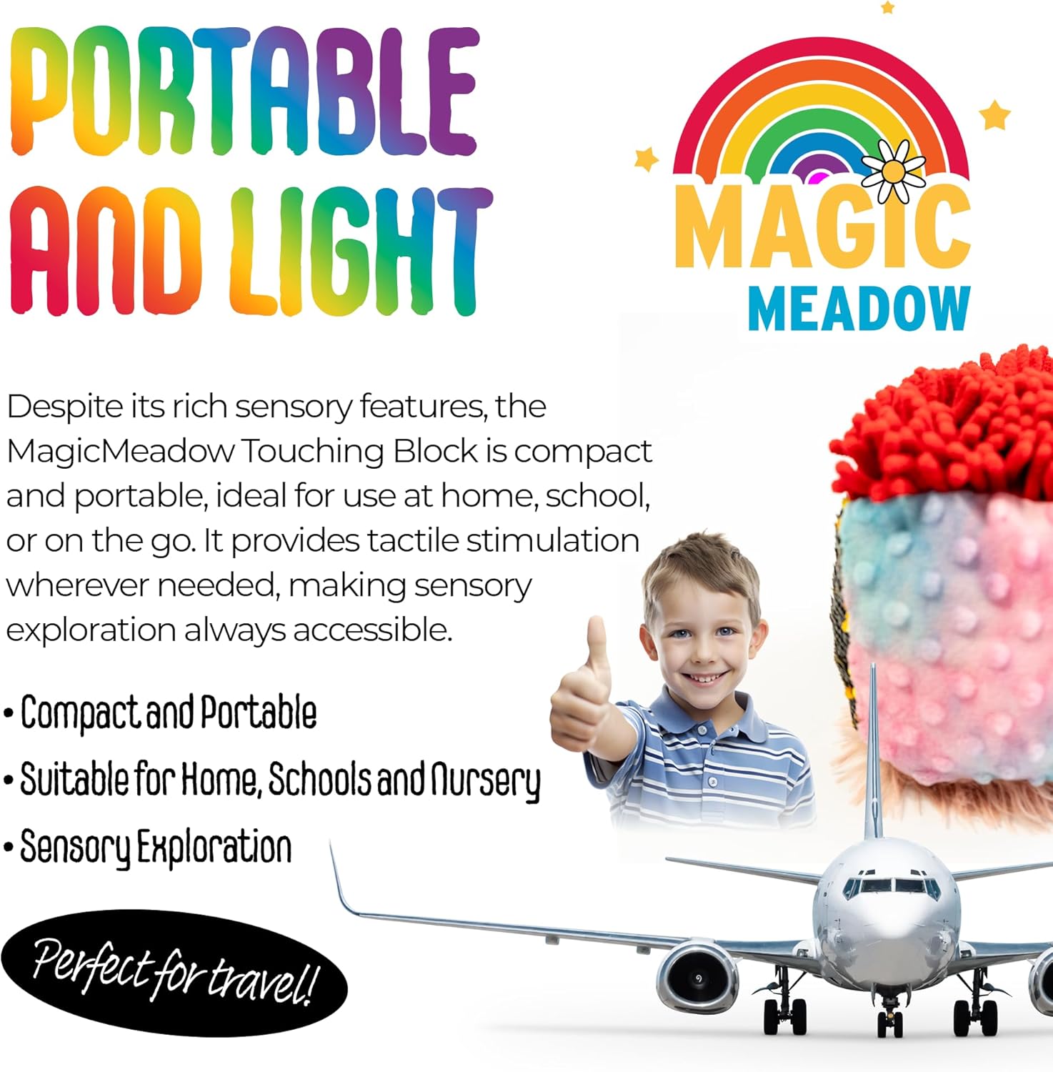 Sensory Touching Block┃Versatile Sensory Toy For ADHD